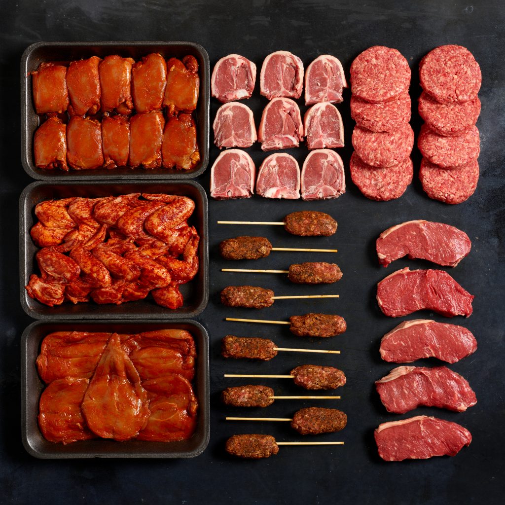 Family BBQ Meat Box Pork Free - Buy Online Now